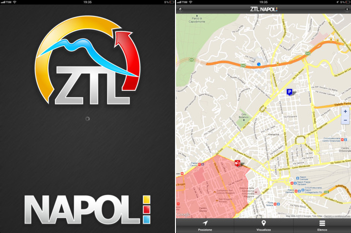 ZTL Napoli, l'applicazione per conoscere le Zone a Traffico Limitato di Napoli - iPad - iPhone ...