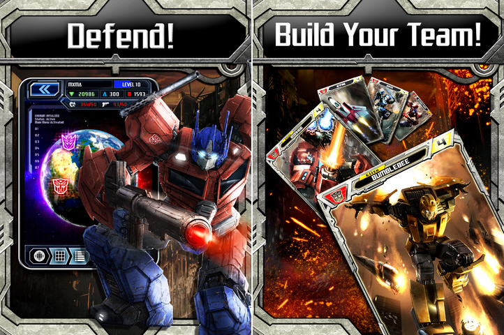 Arriva su App Store TRANSFORMERS Legends, un nuovo card game di Mobage