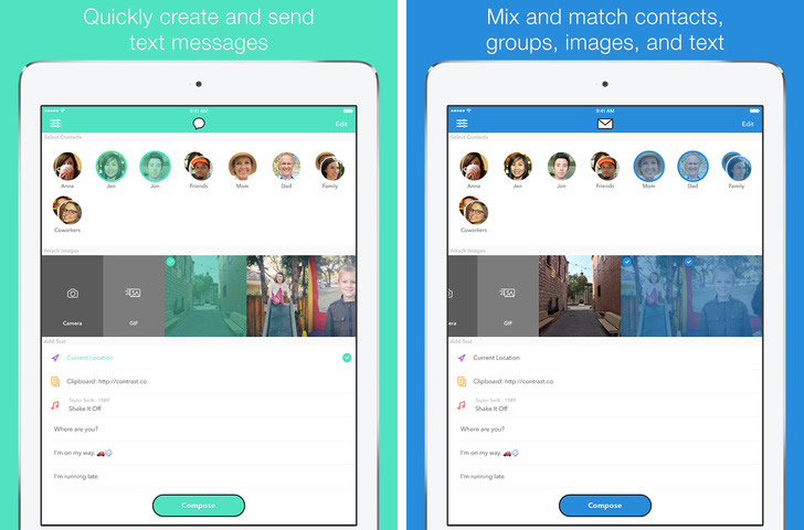 Crea gruppi personalizzati per l'invio di messaggi multipli con "Group ...