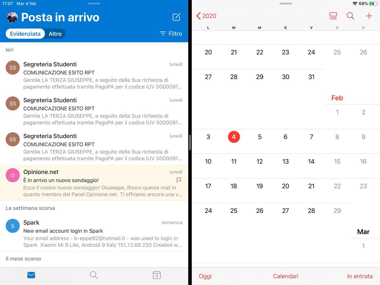 Microsoft Outlook: arriva il supporto alla Split View su iPad - iPad ...